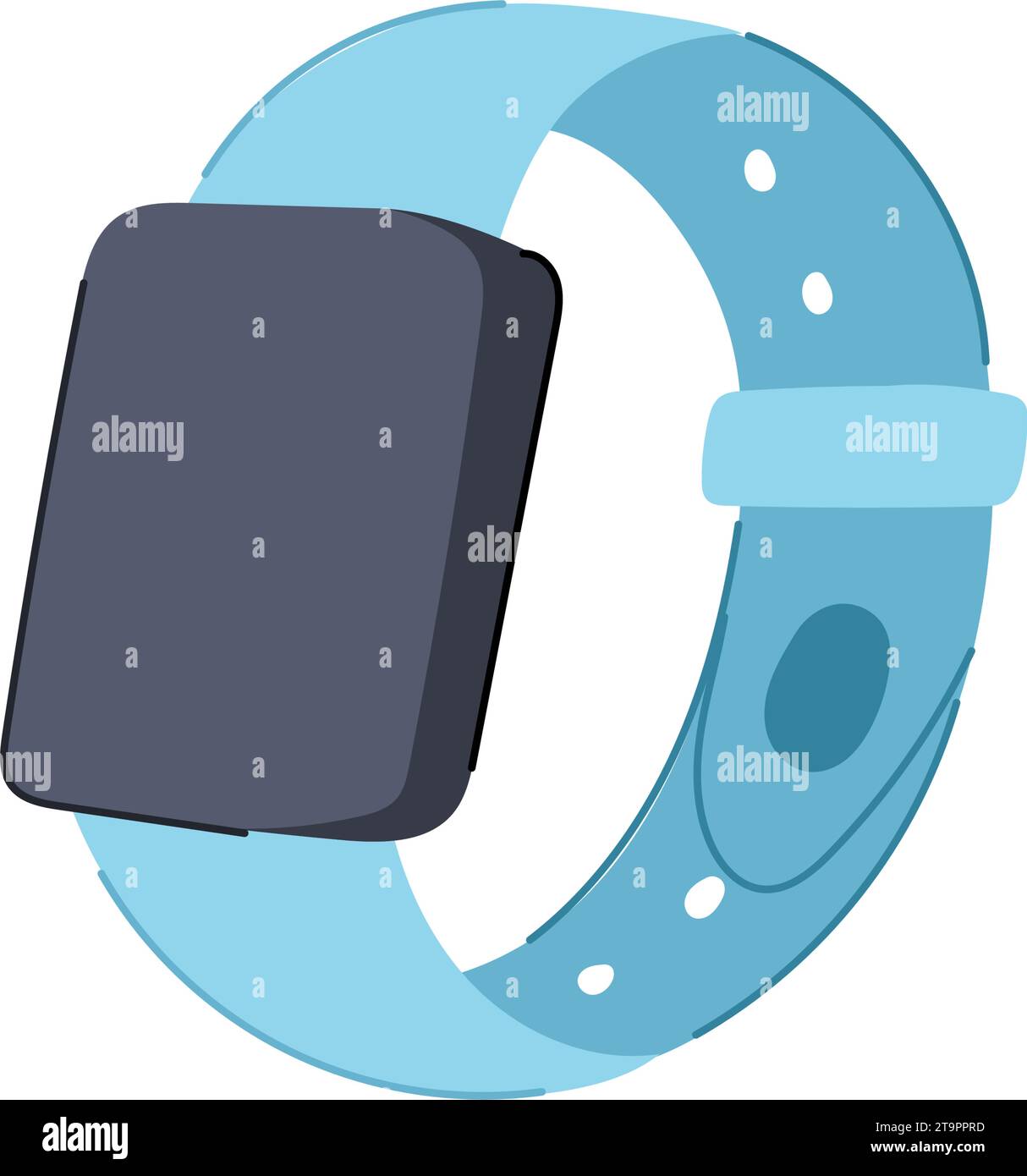 sport smart watch cartoon vector illustration Stock Vector Image & Art ...