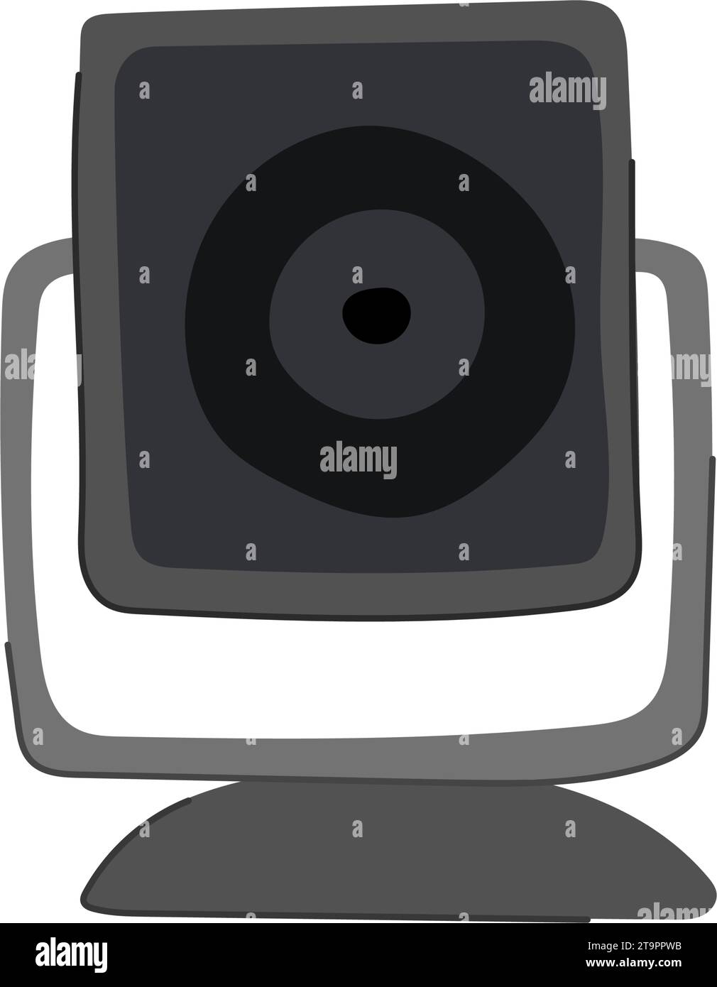 photo table camera cartoon vector illustration Stock Vector Image & Art ...