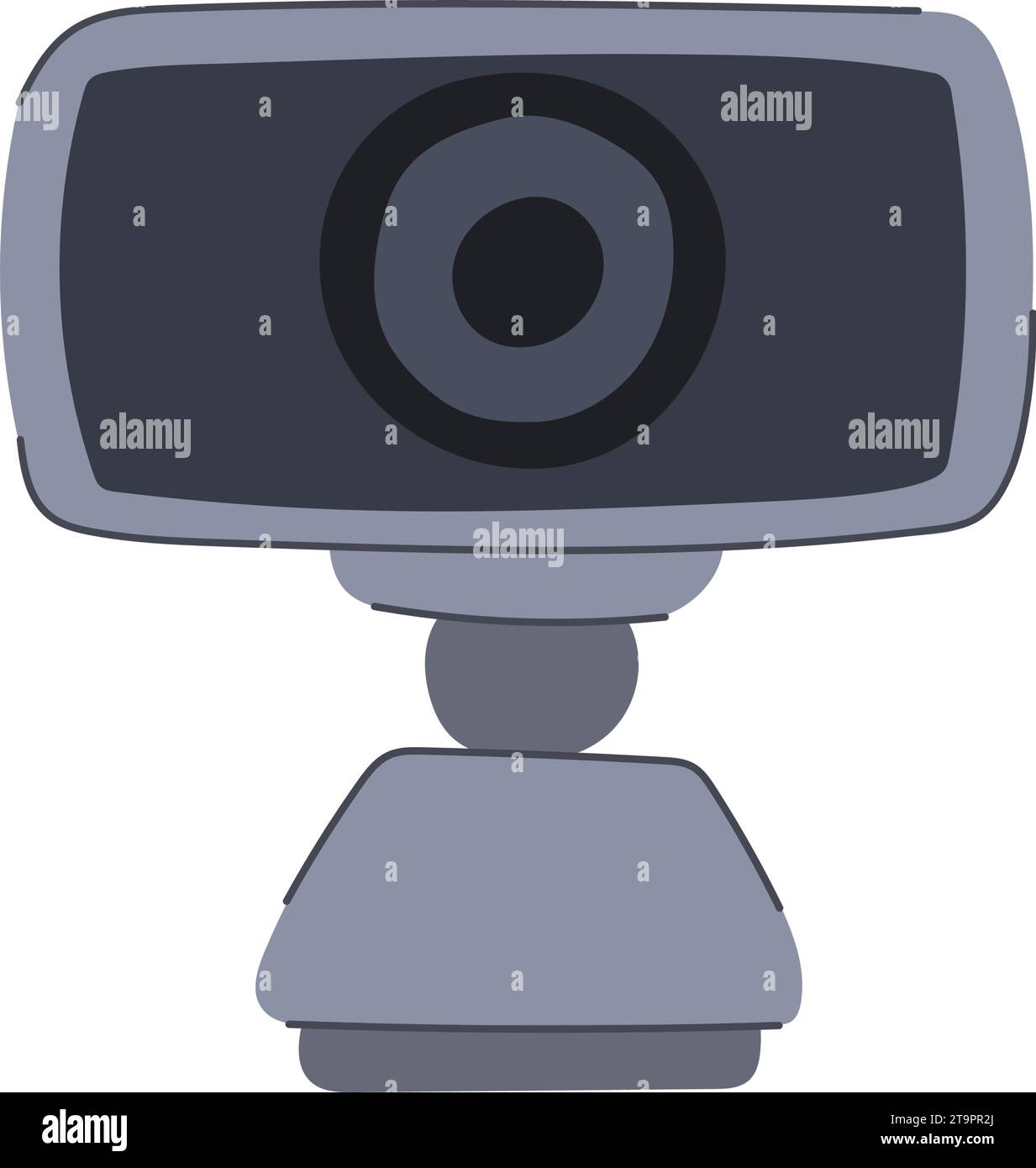 photo web camera cartoon vector illustration Stock Vector Image & Art ...