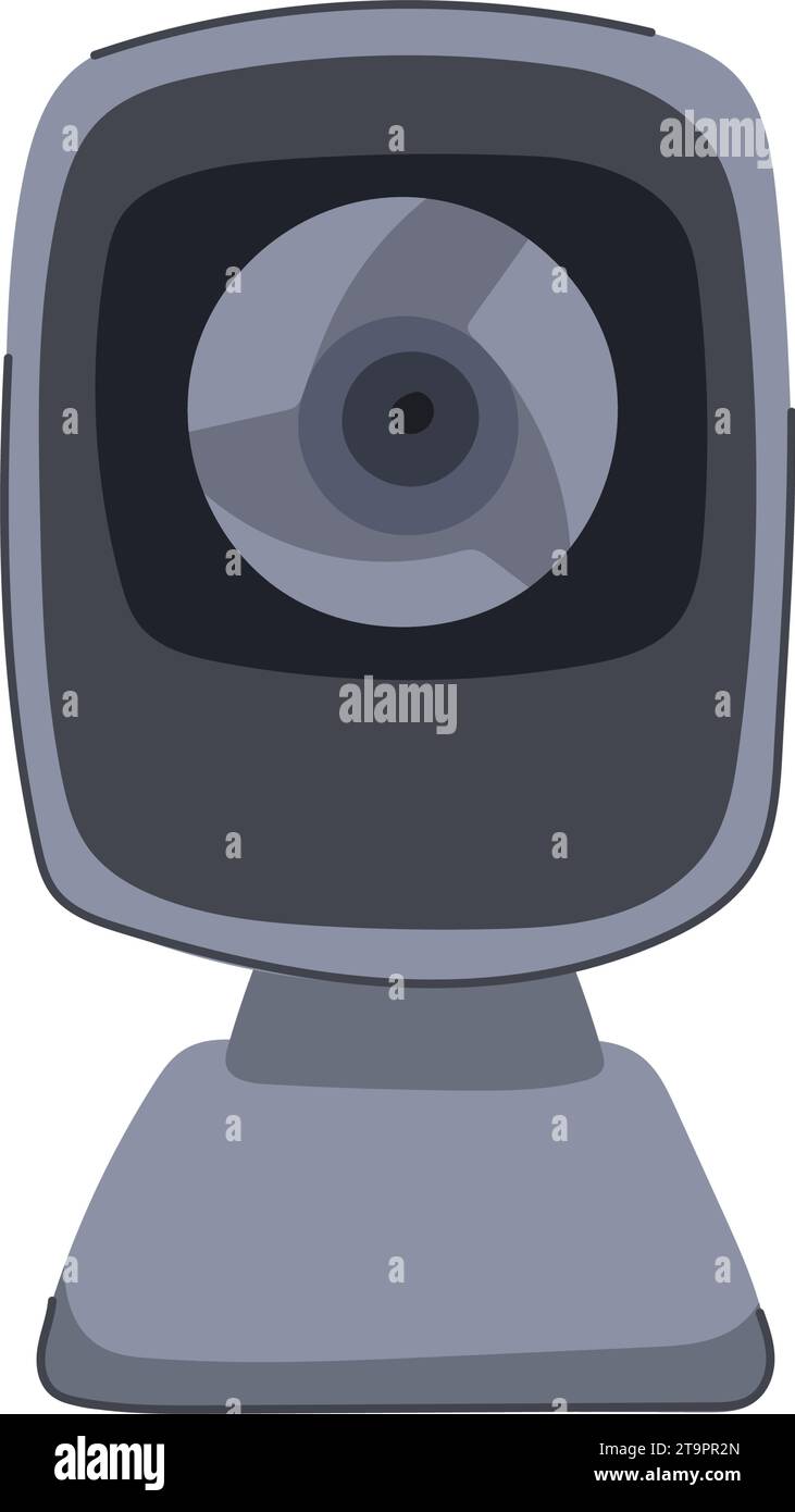 equipment web camera cartoon vector illustration Stock Vector Image ...
