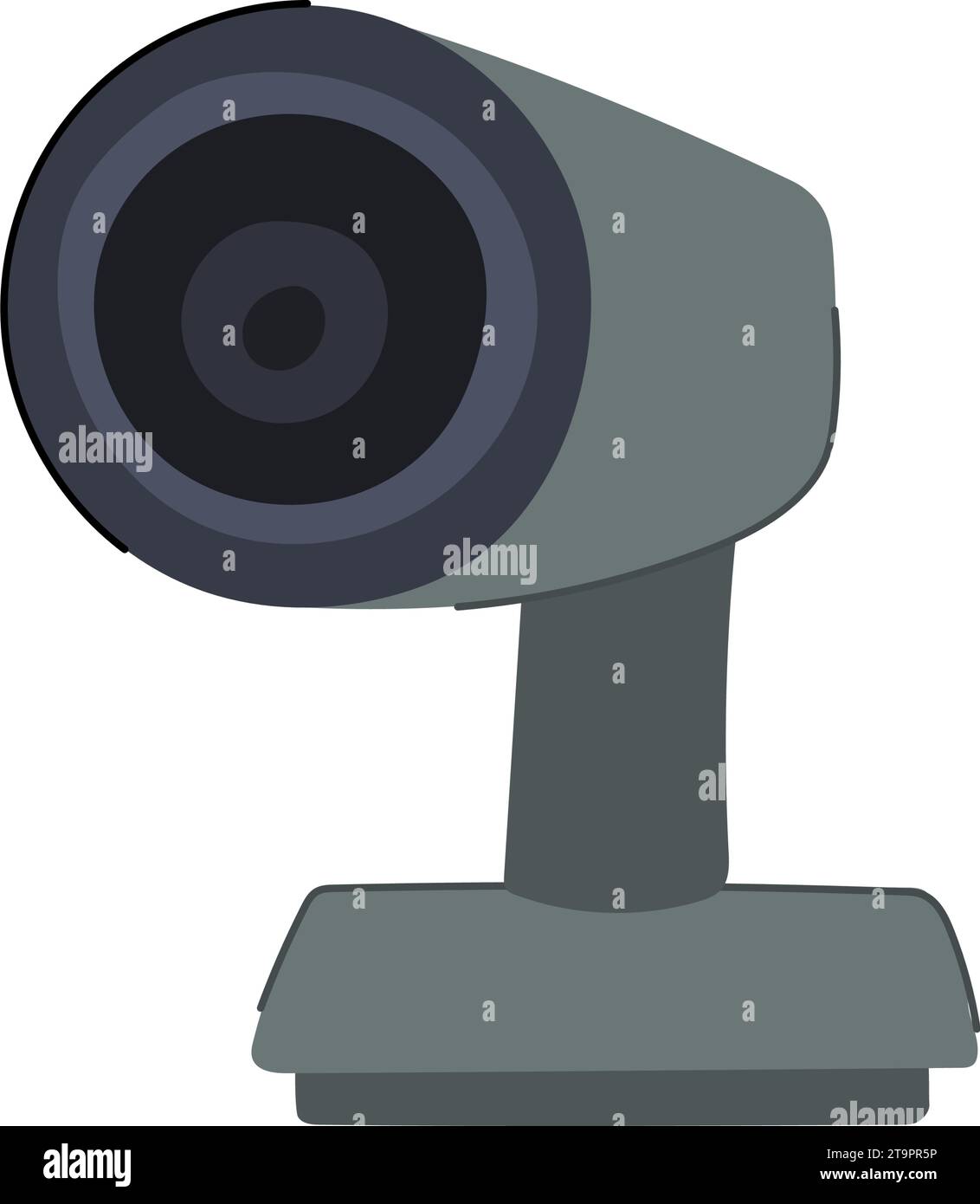 black web camera cartoon vector illustration Stock Vector Image & Art ...