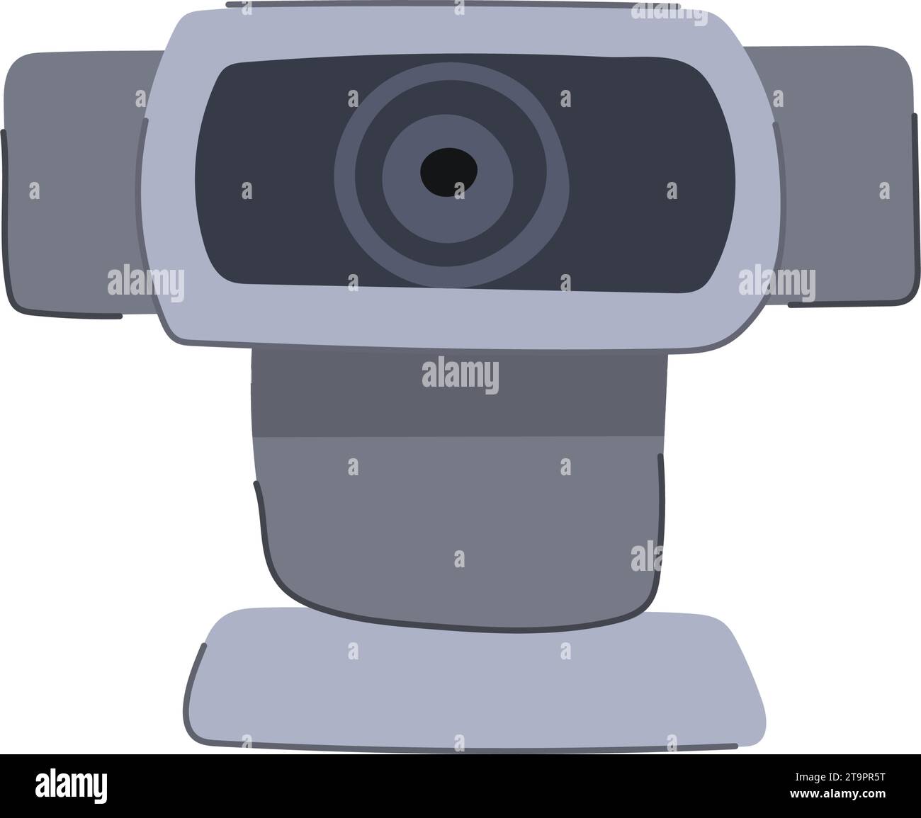 lens web camera cartoon vector illustration Stock Vector Image & Art ...