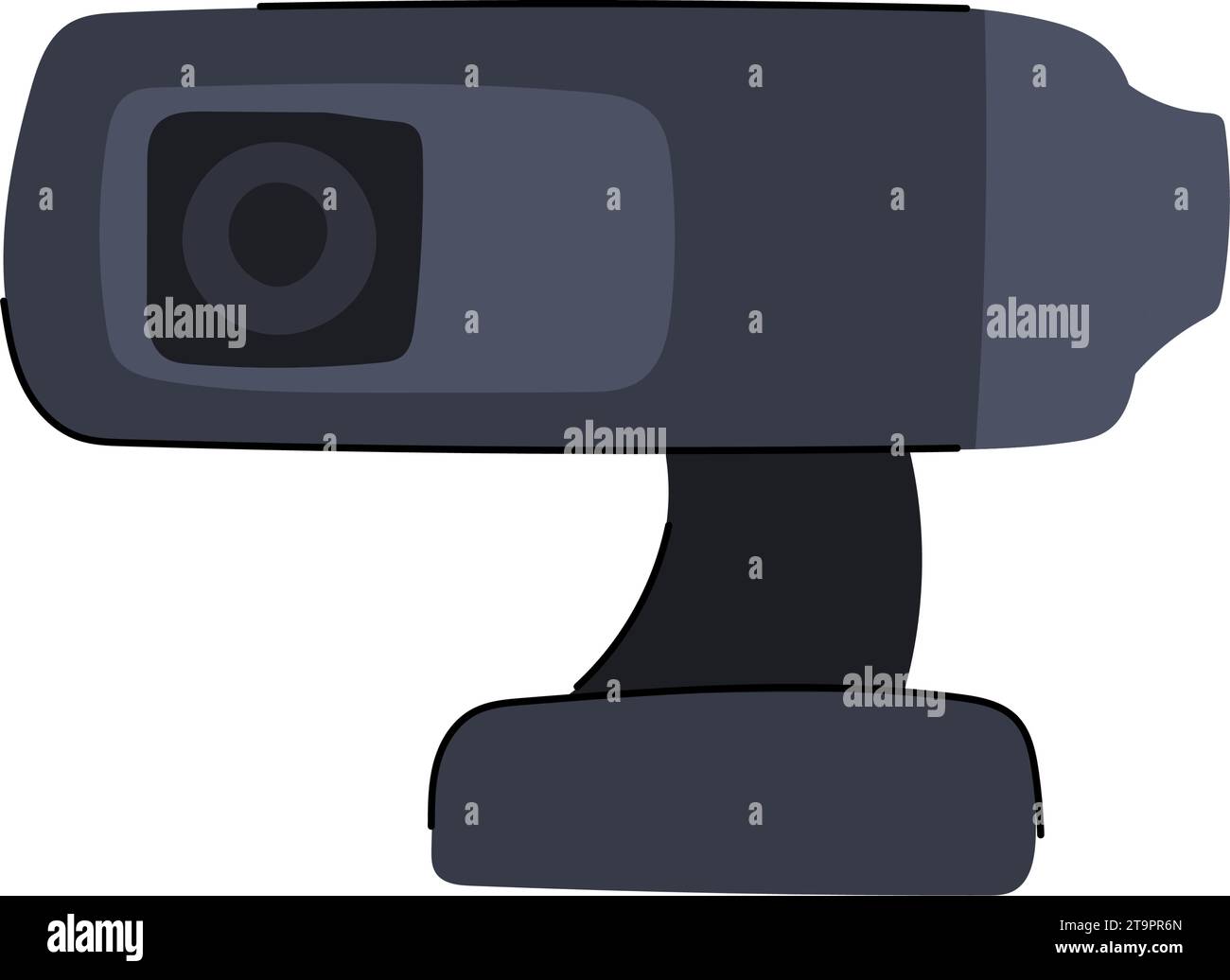 graphic web camera cartoon vector illustration Stock Vector Image & Art ...