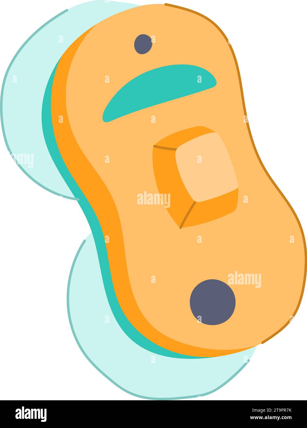 hand window glass cleaning cartoon vector illustration Stock Vector ...