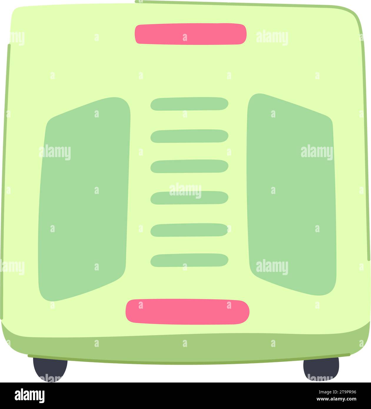 transparent window glass cleaning cartoon vector illustration Stock ...