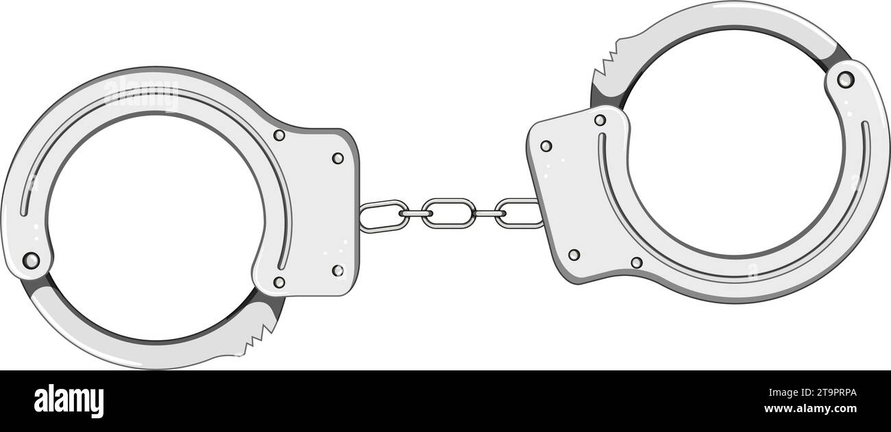 jail handcuffs cartoon vector illustration Stock Vector Image & Art - Alamy