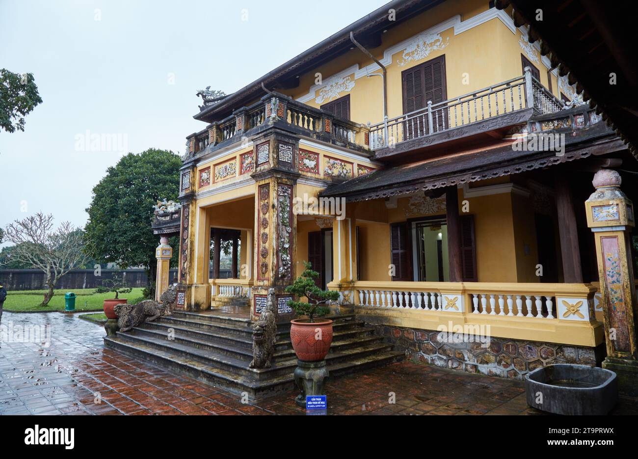 The Hue Citadel, the ancestral home of the Nguyen clan in Hue, Vietnam ...