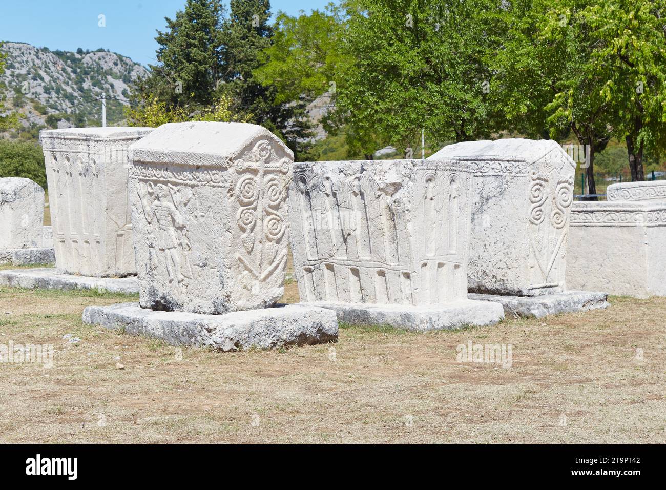 The Radimlja Necropolis is home to 135 unique stecci tombstones dating ...