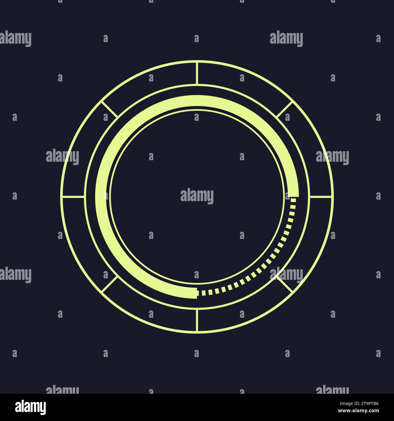 Futuristic round hud hologram dashboard Stock Vector Images - Alamy