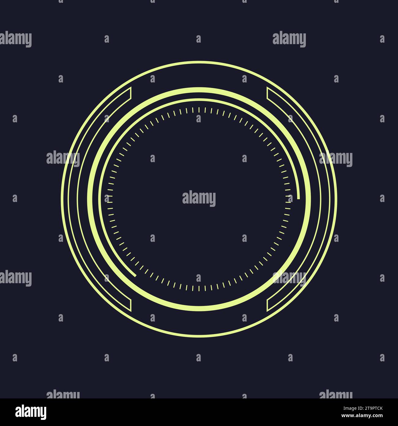 Futuristic round hud hologram dashboard hi-res stock photography and ...