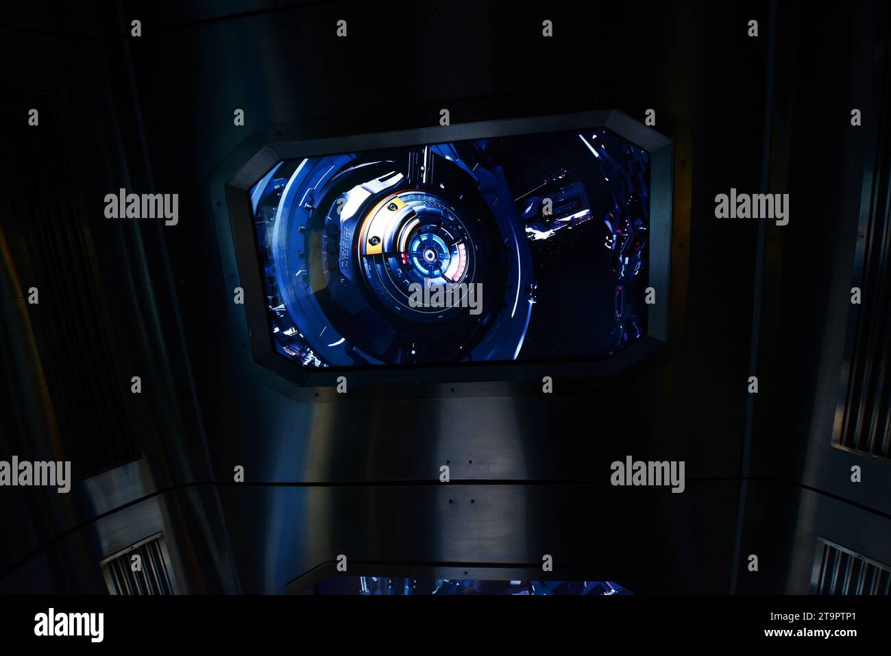 The Orbital Space Station (OSS) Hope exhibits at the Museum of the ...