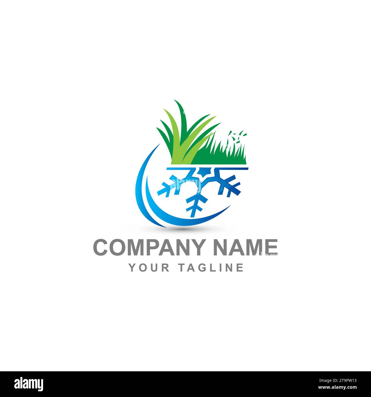 Green grass and snow Stock Vector Images - Alamy