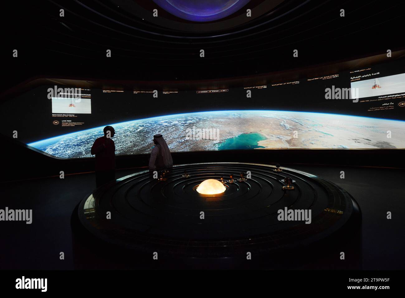 The Orbital Space Station (OSS) Hope exhibits at the Museum of the ...