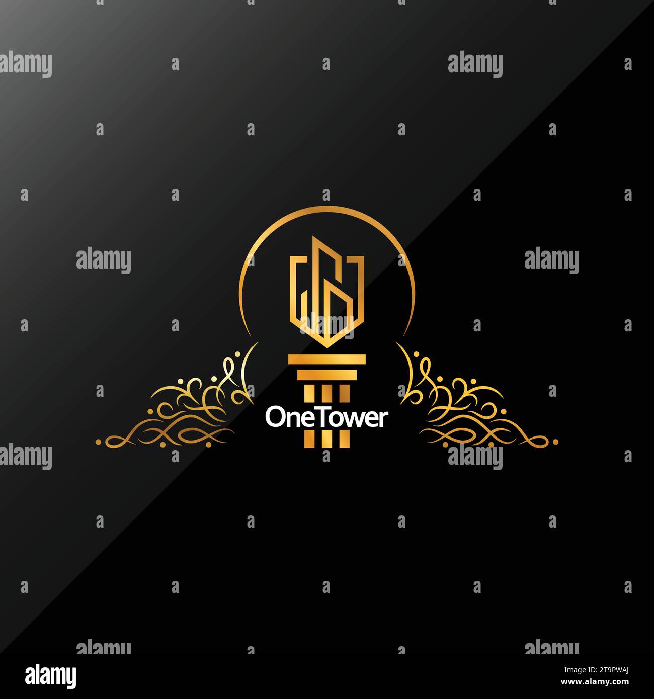 Luxury condominium tower Stock Vector Images - Alamy