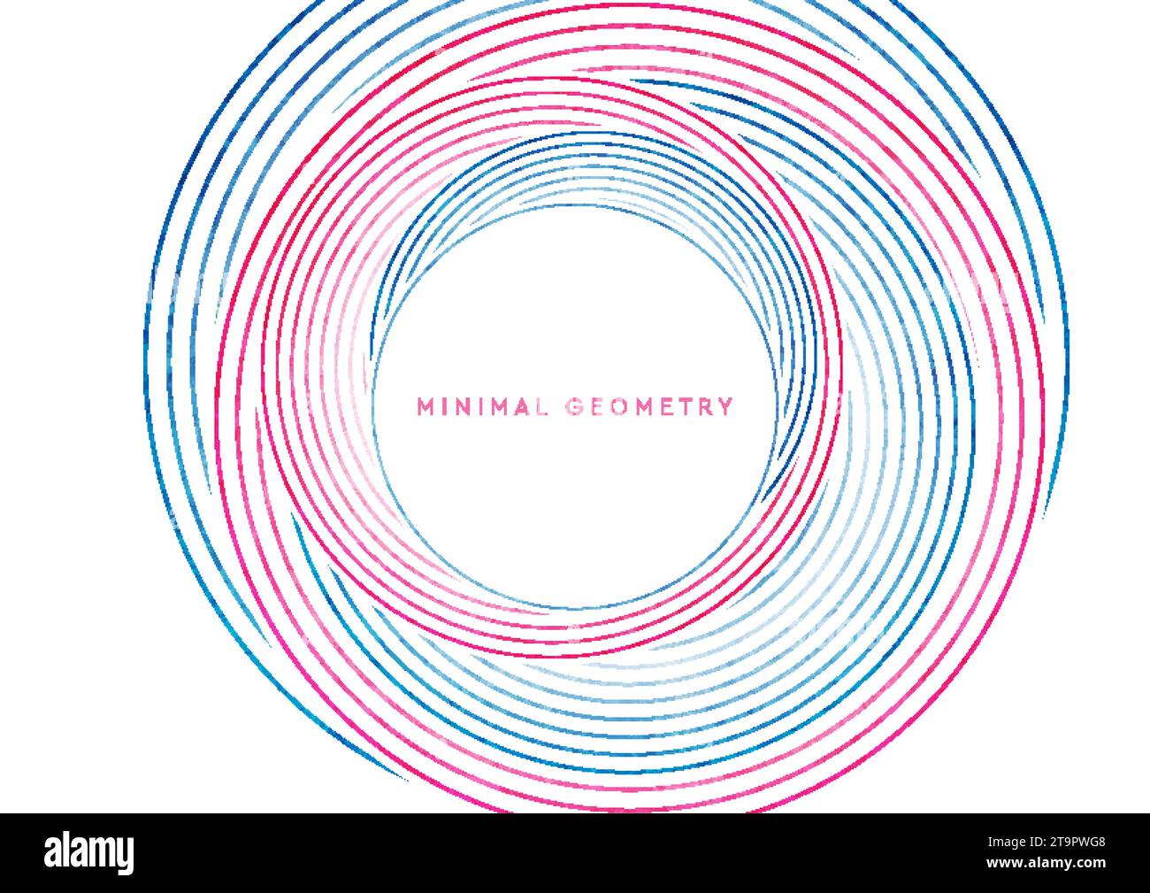 Blue and purple round lines abstract grunge minimal background. Vector ...