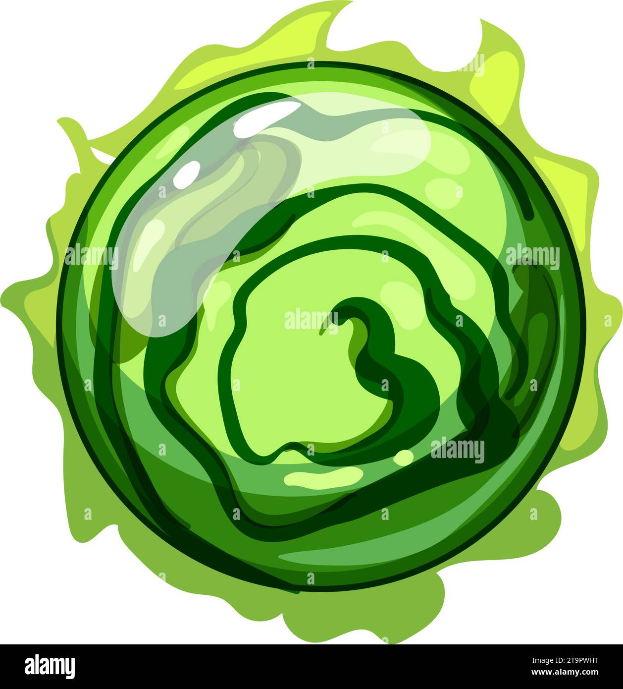 Ball thunder illustration Cut Out Stock Images & Pictures - Alamy