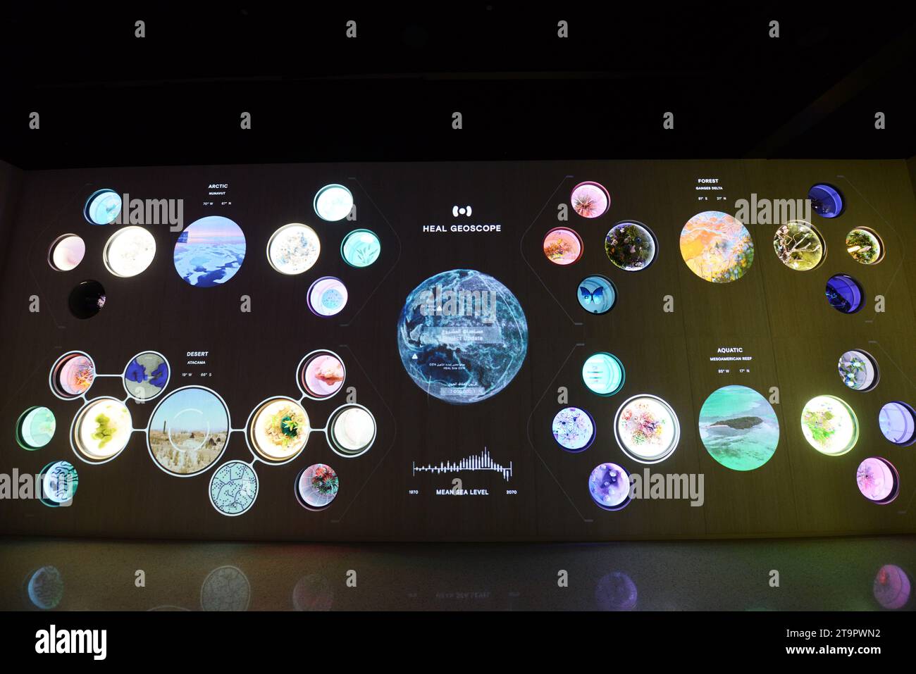 The HEAL Institute exhibition at the Museum of the Future in the ...