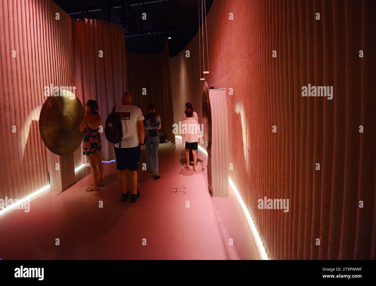 Al Waha exhibit on the 3rd floor of the Museum of the Future in the ...