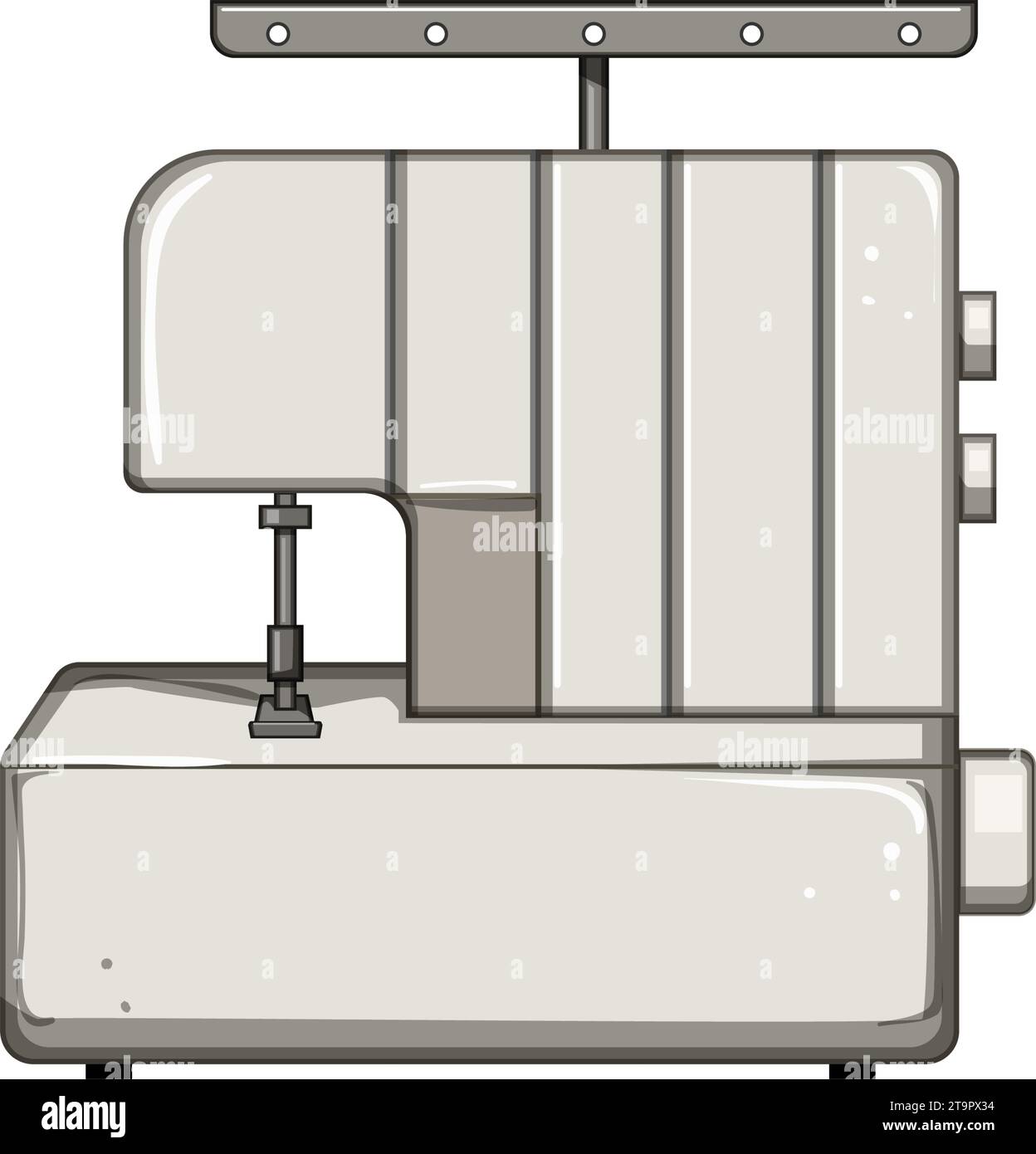 thread overlock cartoon vector illustration Stock Vector Image & Art ...