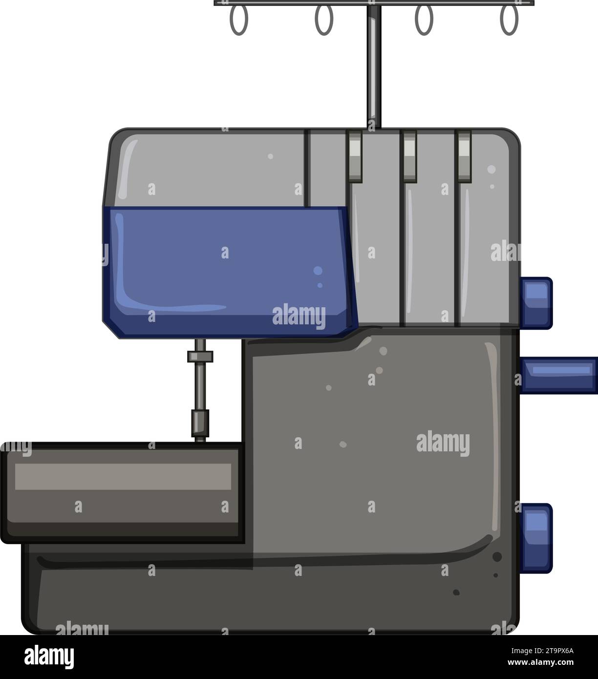 Cartoon sewing machine vector seamless hi-res stock photography and ...
