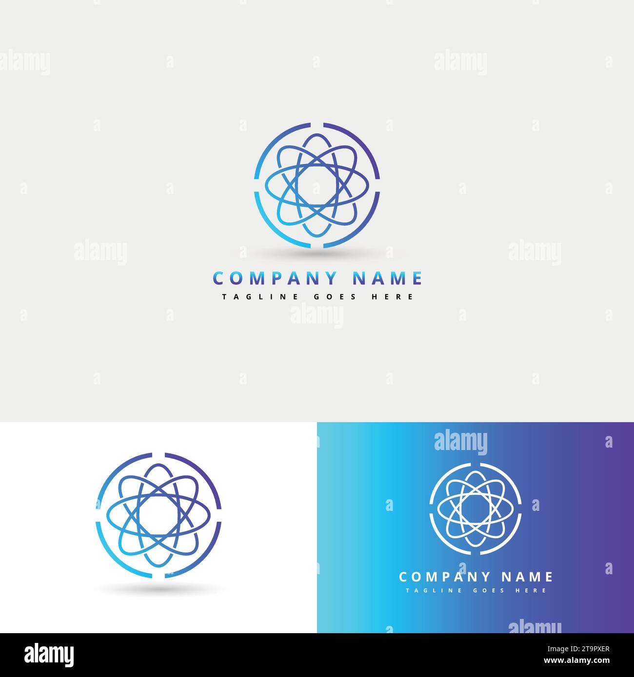 Power Sky Circle Blue Crystal Logo Element Design Vector Shape Icon ...