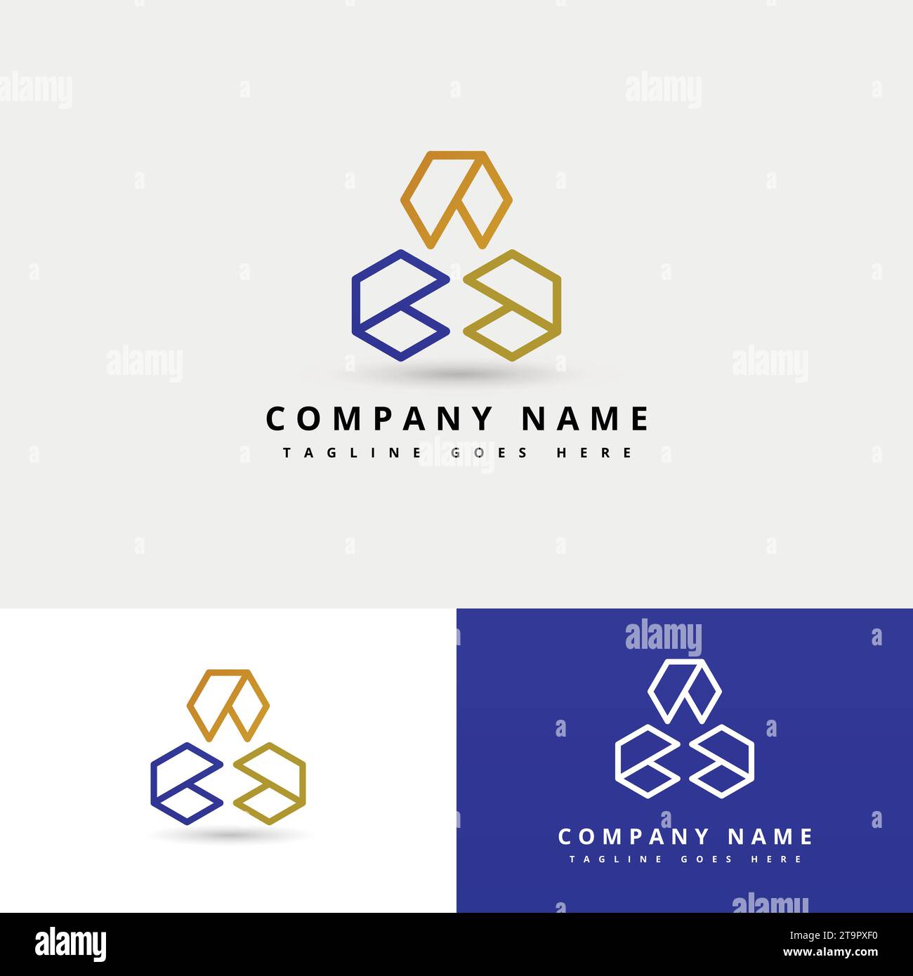 Simple And Abstract Monogram Initial Logo Design Inspiration Stock Vector Image & Art - Alamy