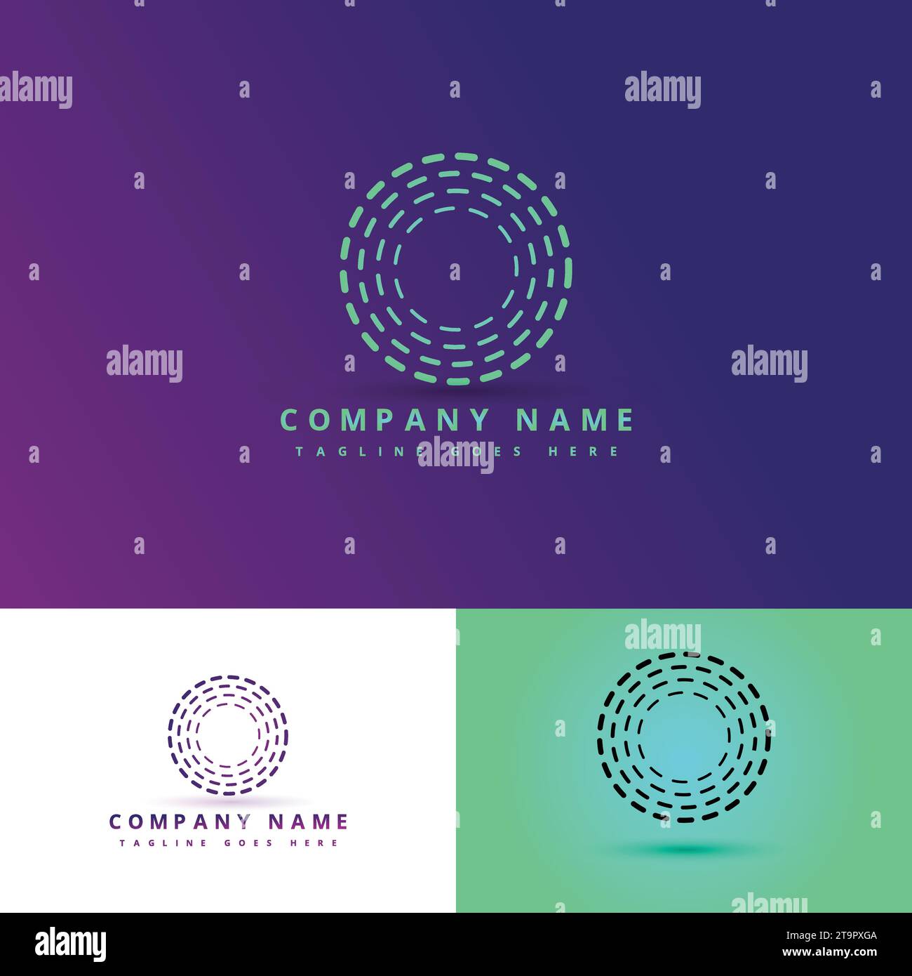 Lines In Circle Form. Spiral Vector Illustration . Technology Round ...