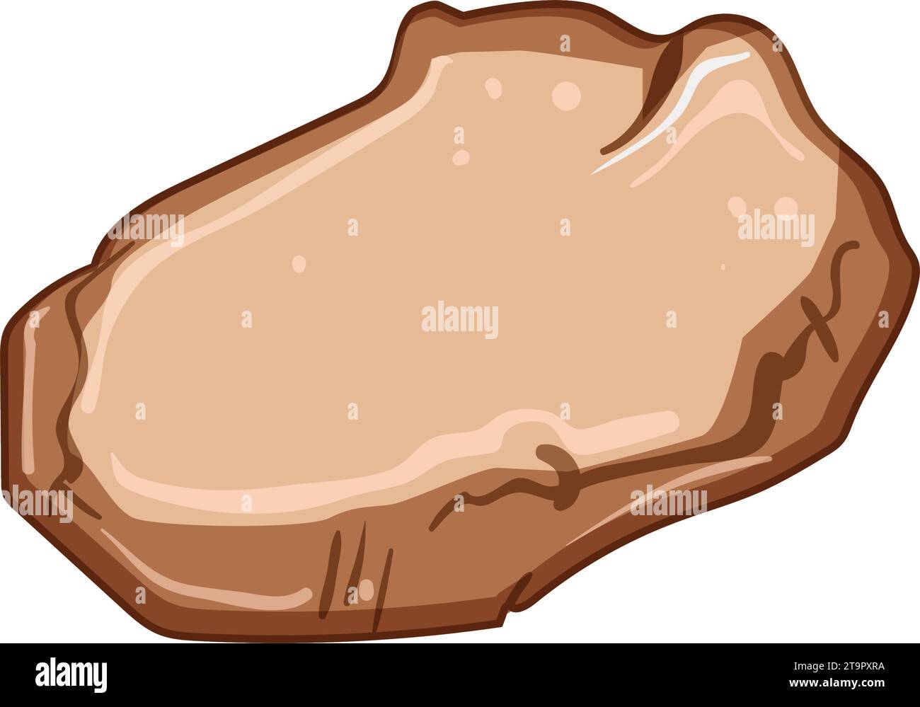 surface pebble stone cartoon vector illustration Stock Vector Image ...