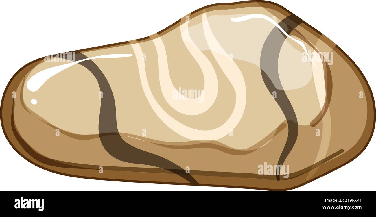 rock pebble stone cartoon vector illustration Stock Vector Image & Art ...