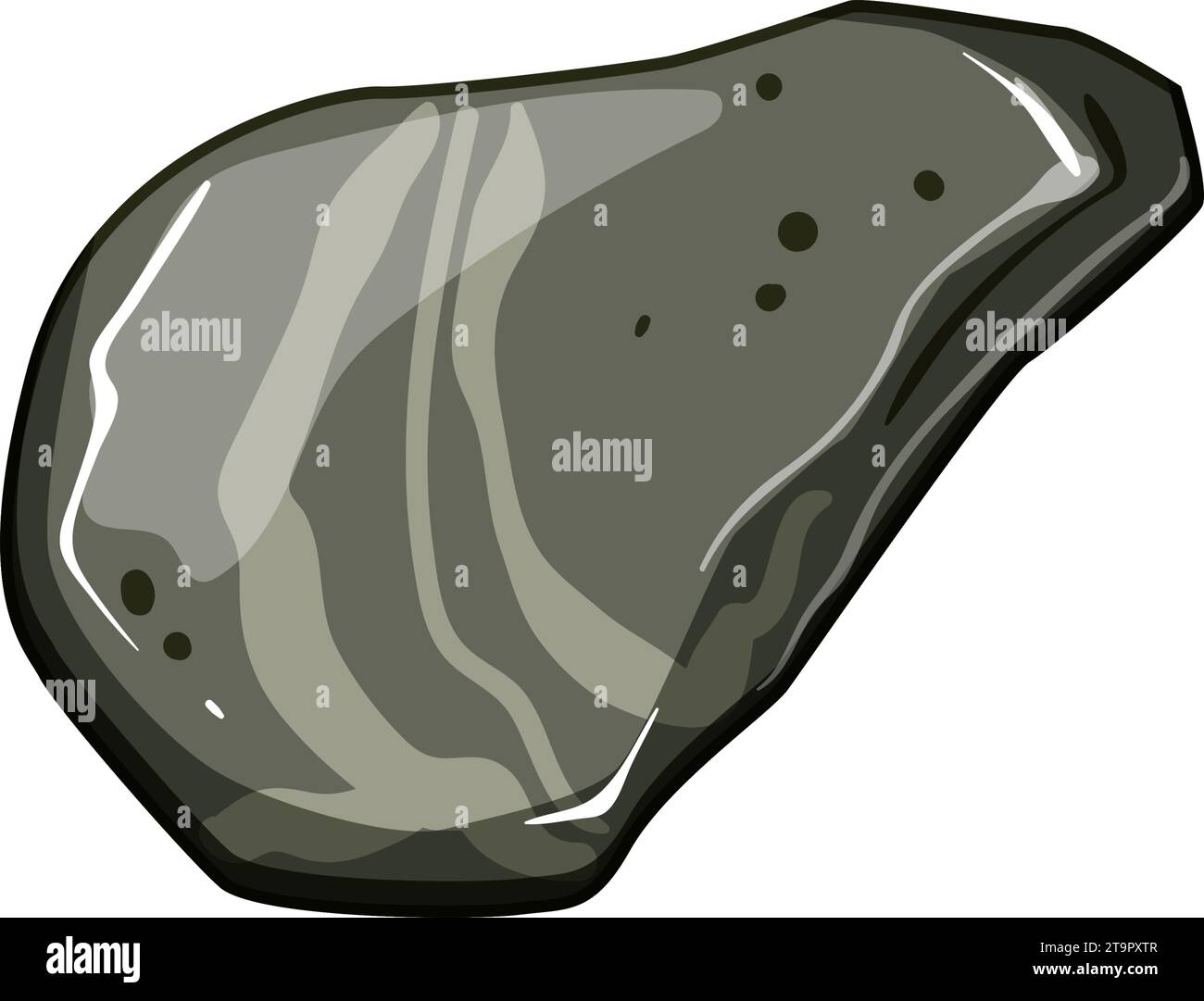 construction pebble stone cartoon vector illustration Stock Vector ...