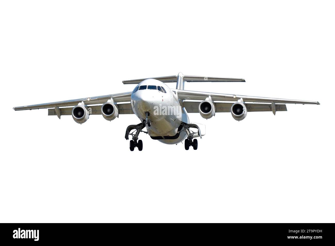 A privat jet plane isolated on a clean white background Stock Photo - Alamy