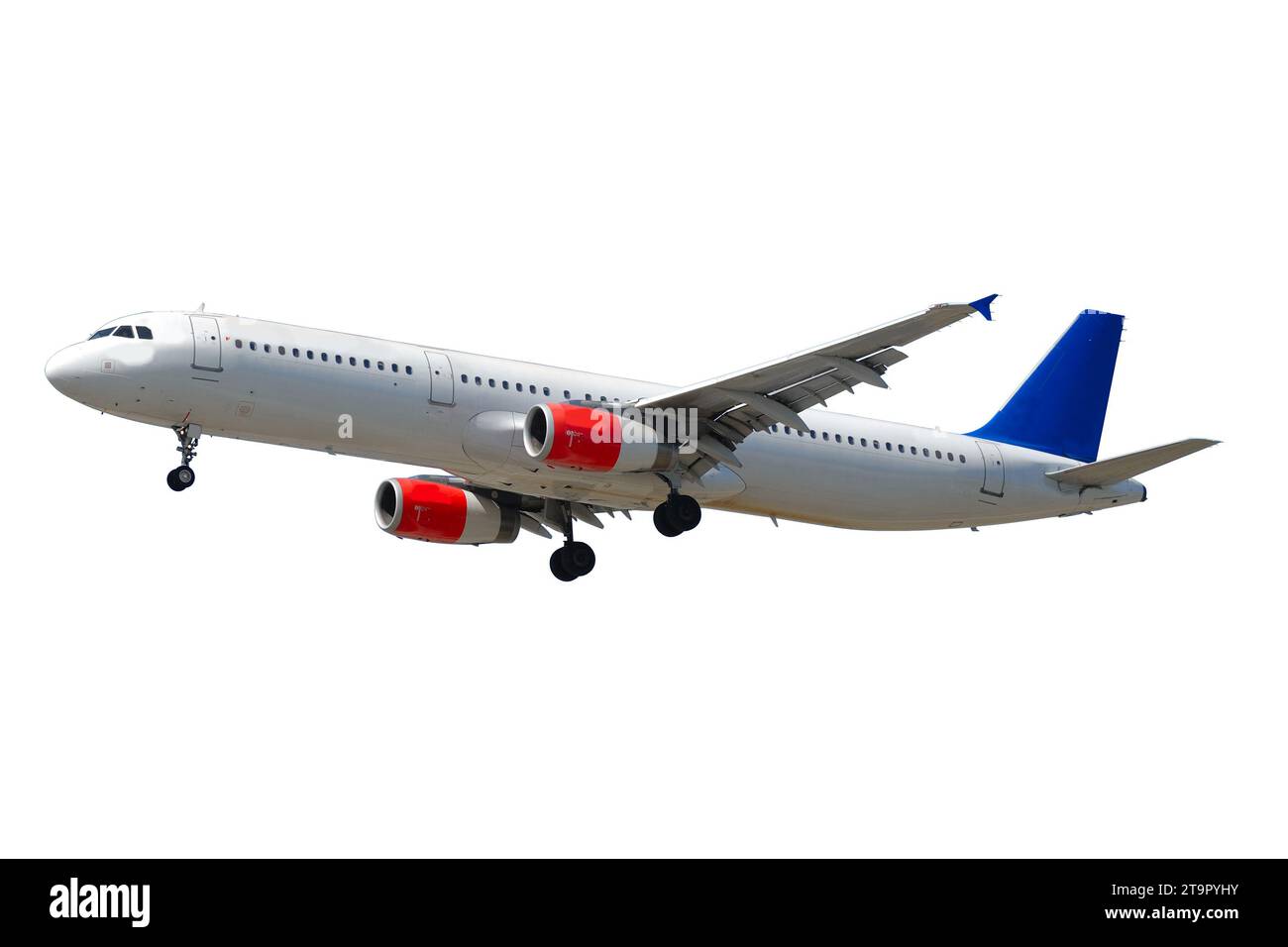Plane is isolated on a clean white background Stock Photo - Alamy