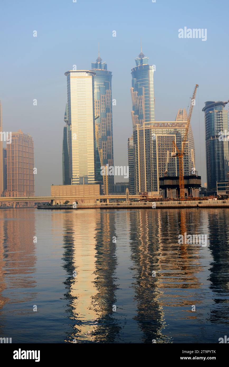Business bay dubai skyline hi-res stock photography and images - Alamy