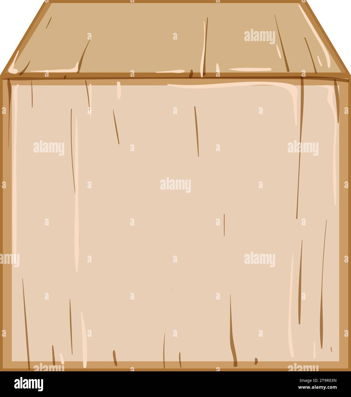 goal wooden blocks cartoon vector illustration Stock Vector Image & Art ...