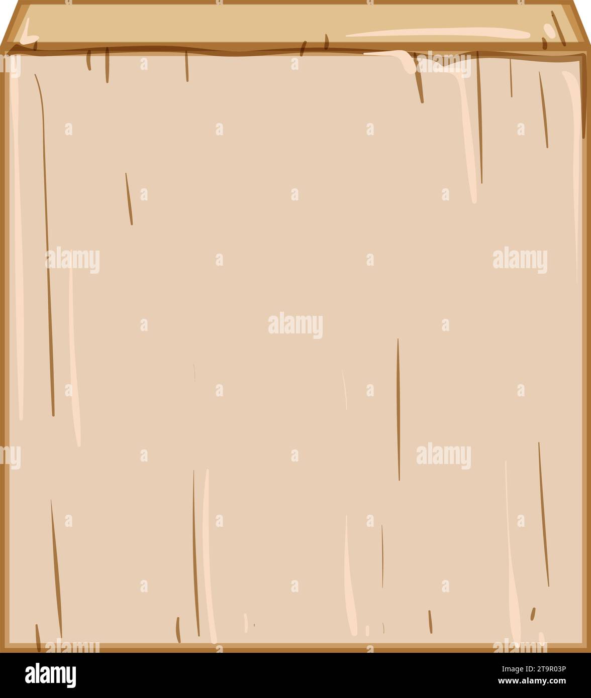 construction wooden blocks cartoon vector illustration Stock Vector ...