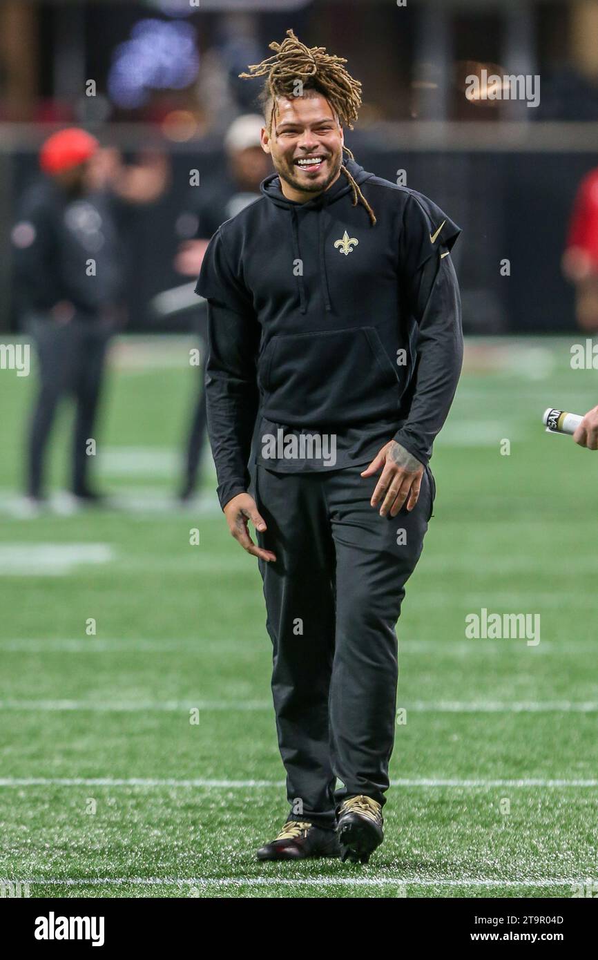 Atlanta, Georgia, USA. 26th Nov, 2023. New Orleans Saints safety Tyrann ...