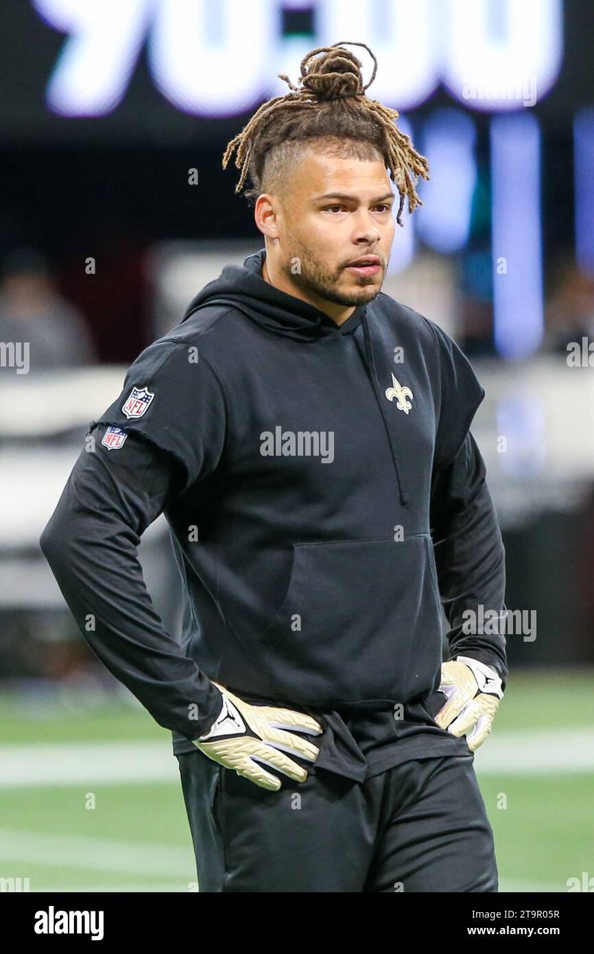 Atlanta, Georgia, USA. 26th Nov, 2023. New Orleans Saints safety Tyrann ...