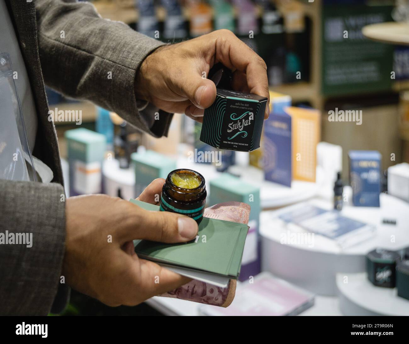 Cannabis balm hi-res stock photography and images - Alamy