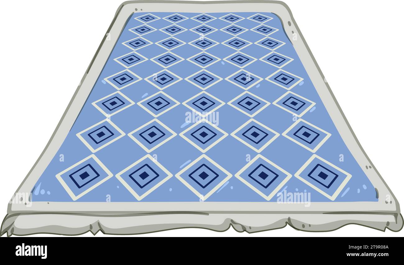 soft wool carpet cartoon vector illustration Stock Vector Image & Art ...