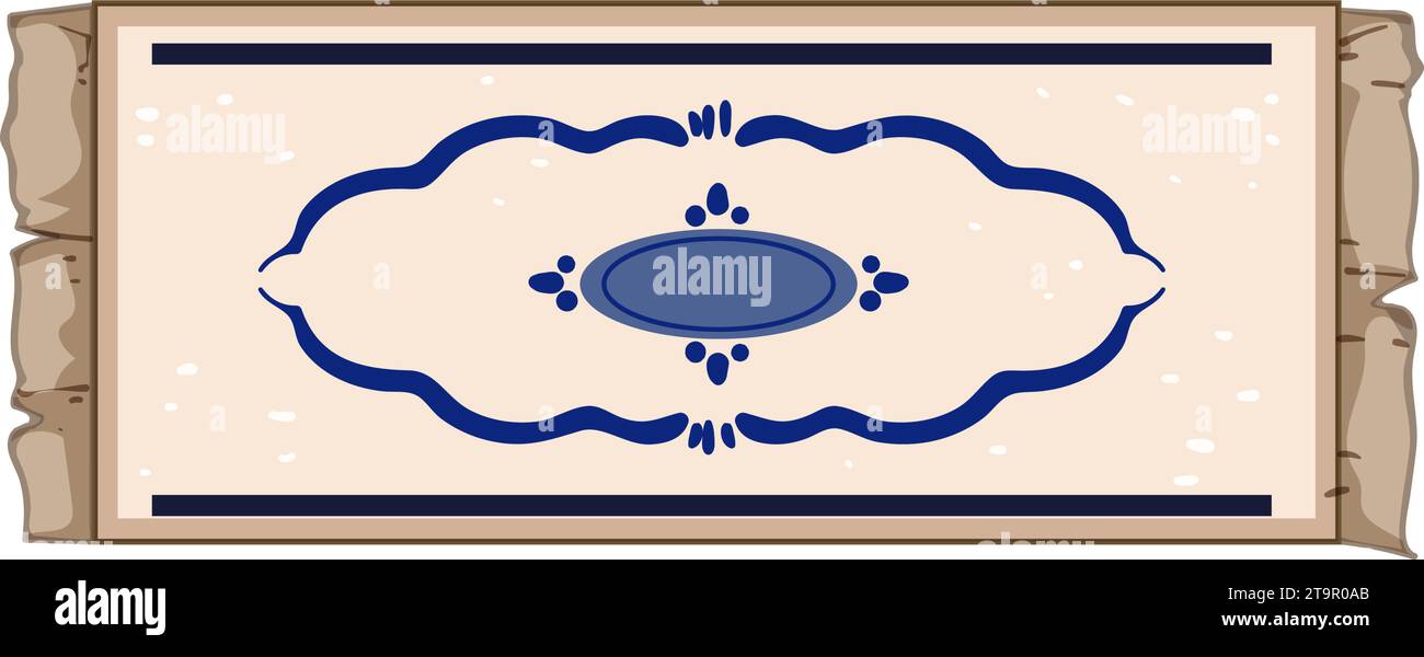 floor wool carpet cartoon vector illustration Stock Vector Image & Art ...