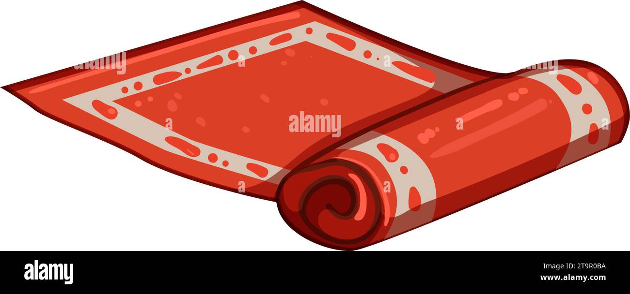 material wool carpet cartoon vector illustration Stock Vector Image ...