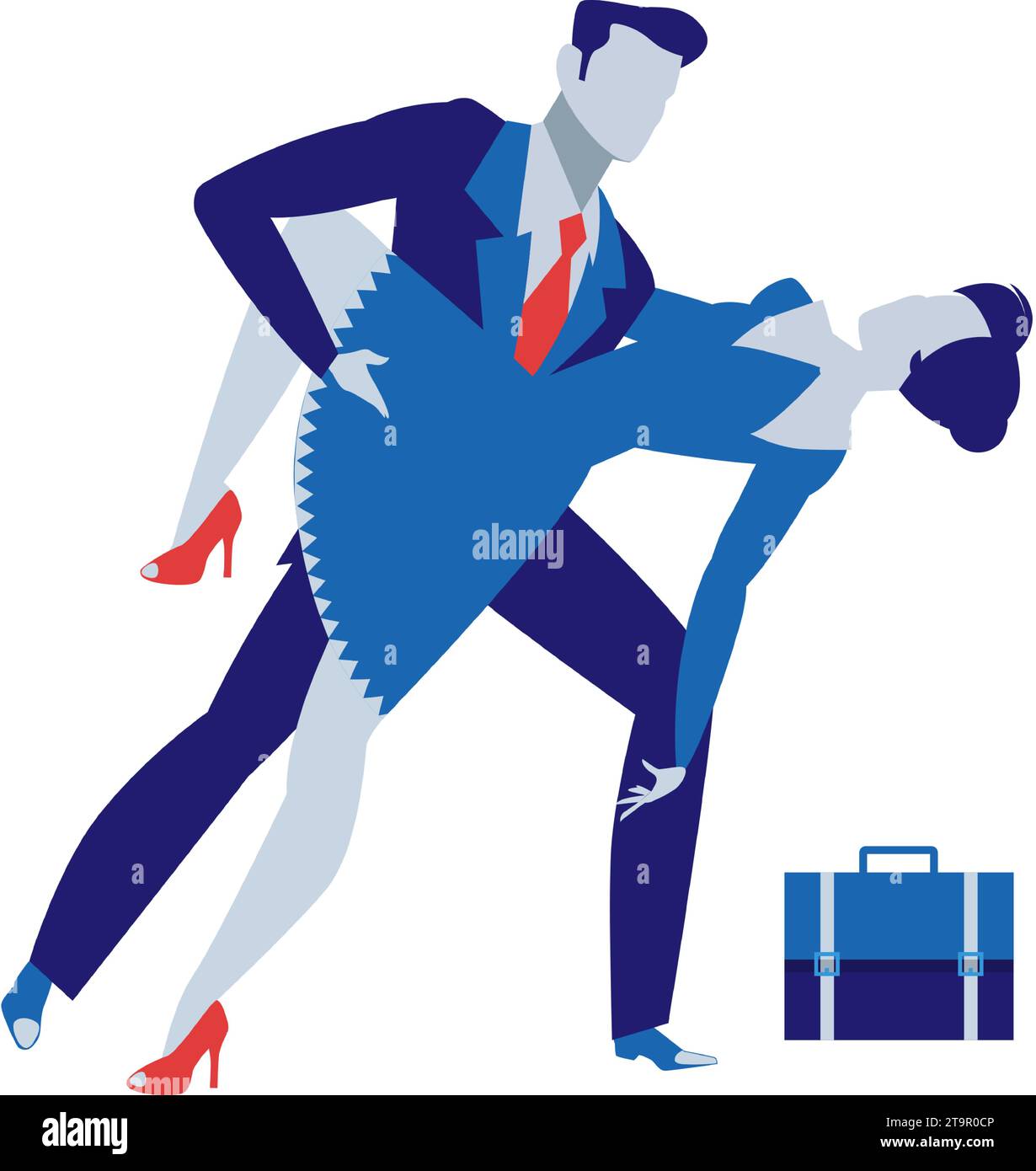 Funny excited business woman dancing hi-res stock photography and ...