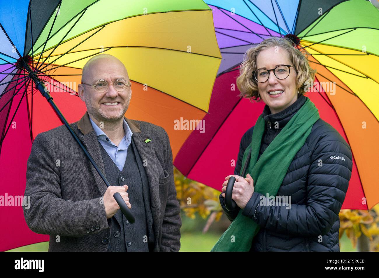 File photo dated 27/10/23 of Scottish Green Party leaders Patrick ...