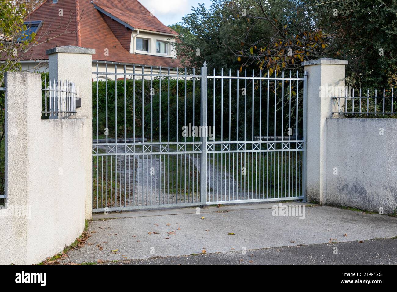 Gate grey ancient old steel retro design metal classical gate of ...