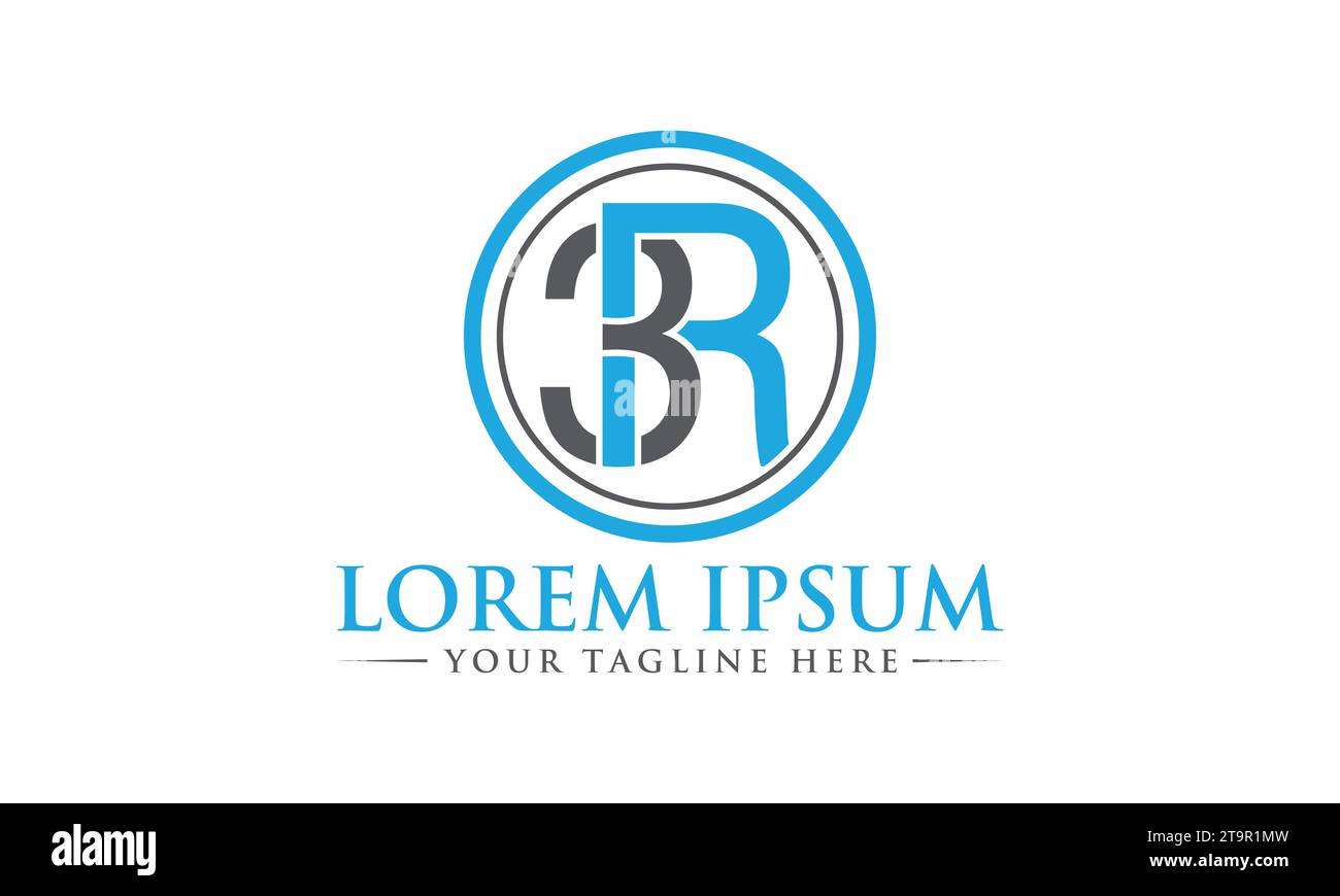 3R Letter Logo design Creative and Professional Logo Design Stock ...