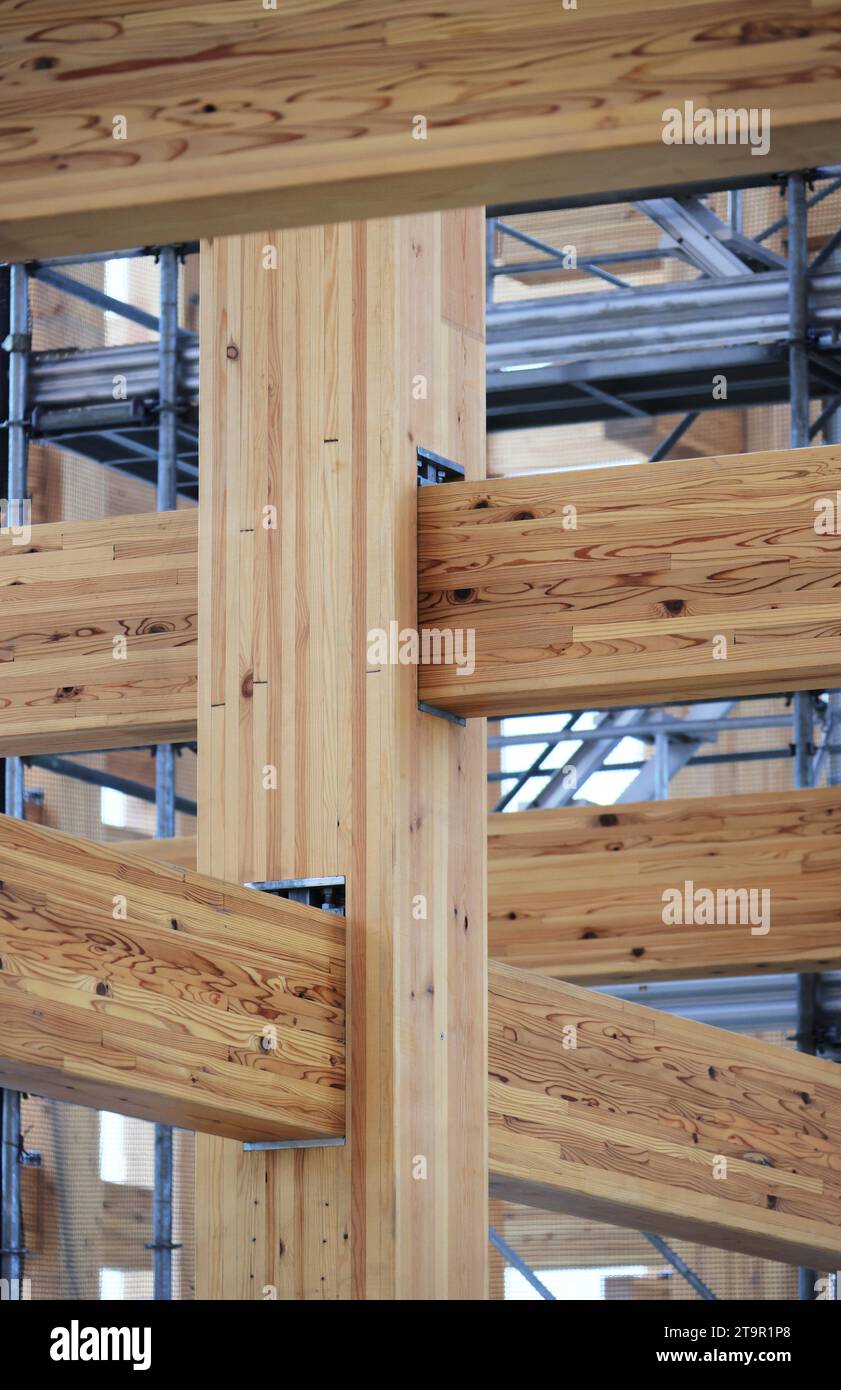 A structure called "Ring" where is under construction for the venue of ...