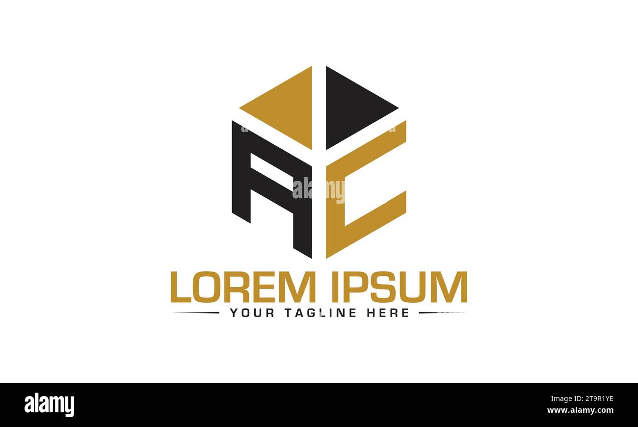 AC Logo Design Creative and Professional Logo Design Stock Vector Image ...