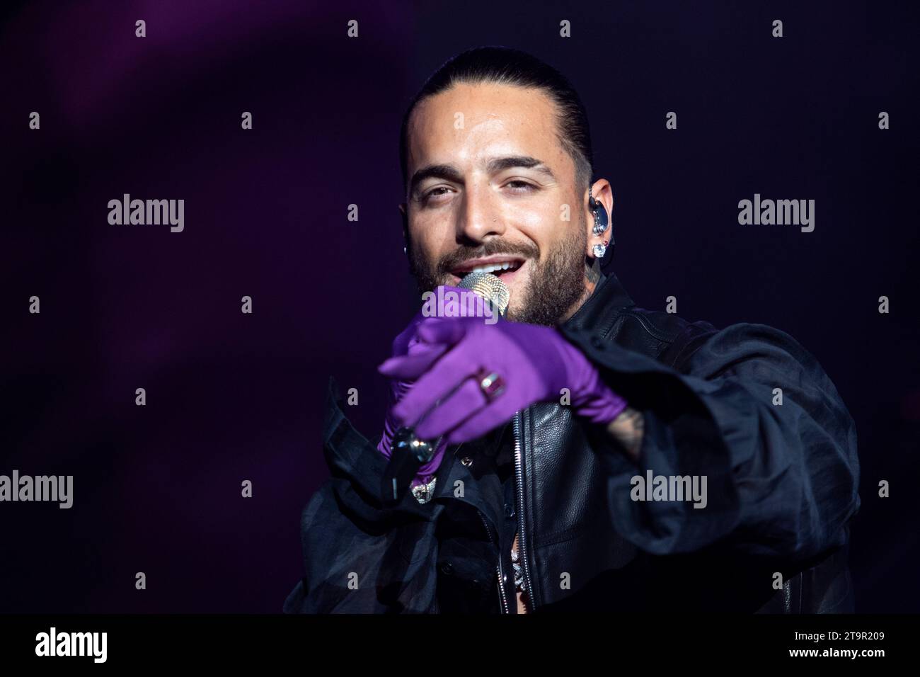 Colombian singer Maluma performs during the Coca-Cola Flow Fest music ...
