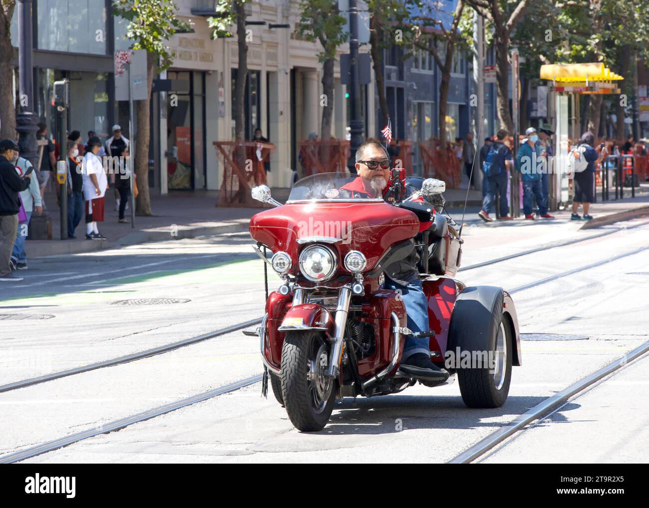 San Francisco, CA - Aug 12, 2023: Participants in the 30th annual ...