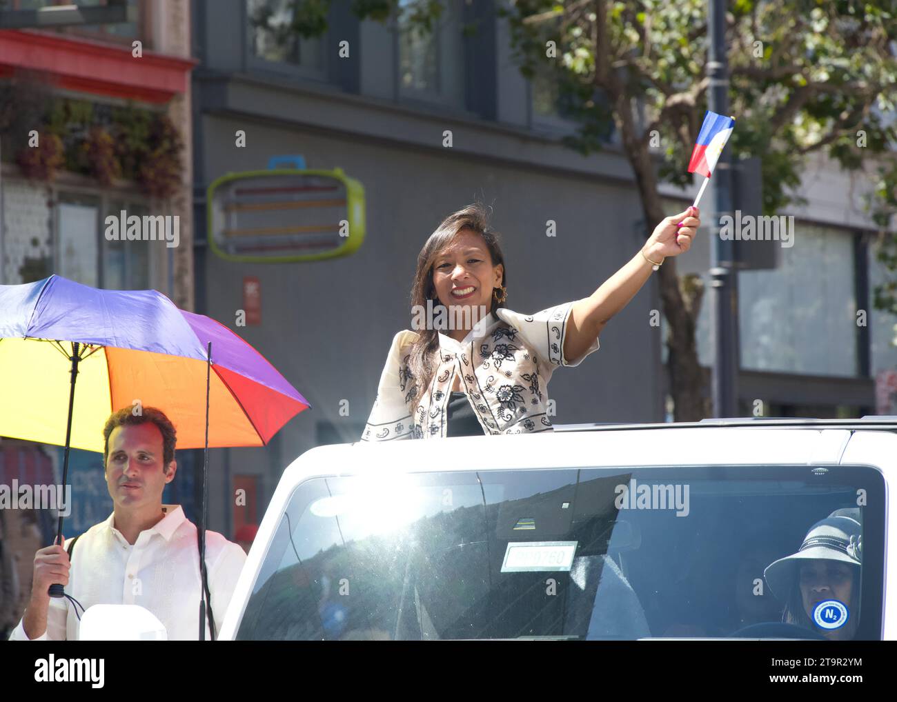 San Francisco, CA - Aug 12, 2023: Hermana Mayor Melanie Ramil with ...